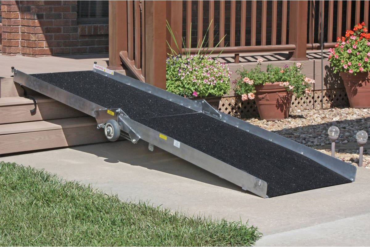 Shop For A Portable Metal Folding Ramp With Disability Systems